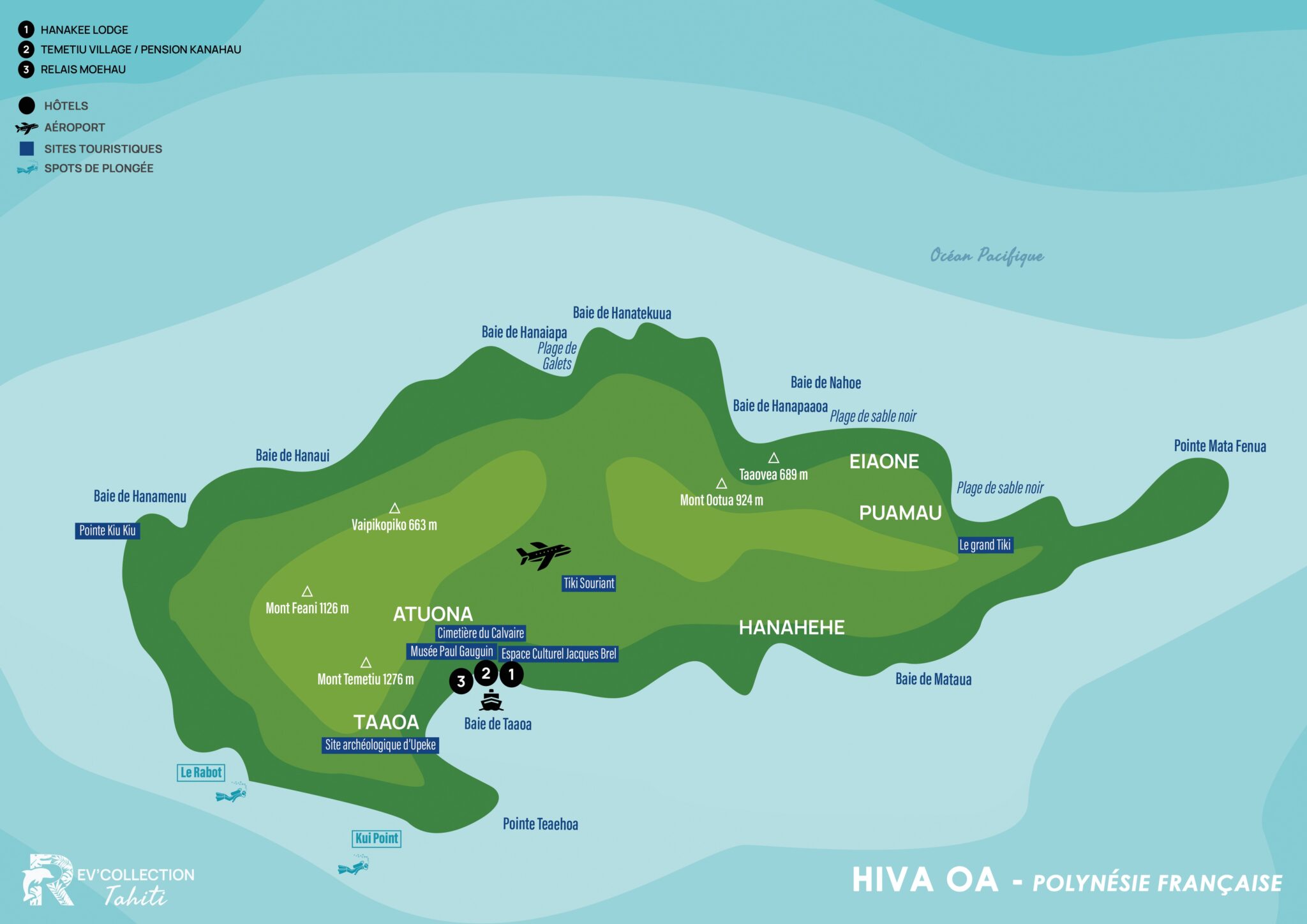 Carte De Hiva Oa - Découvrez L'Île Culturelle